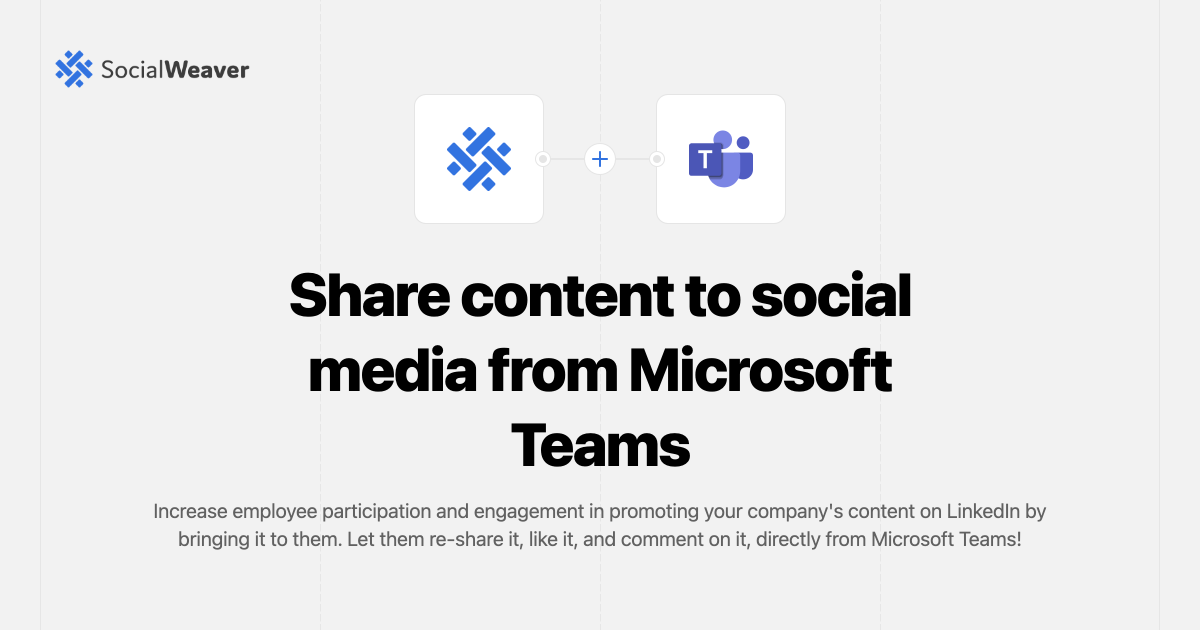 Microsoft Teams Employee Advocacy Platform