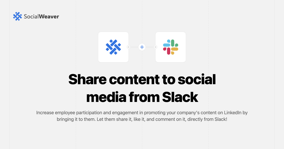 Slack-integrated Employee Advocacy Solution